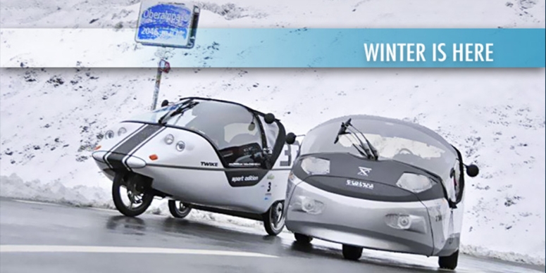 Can you drive a TWIKE in winter? • Blog